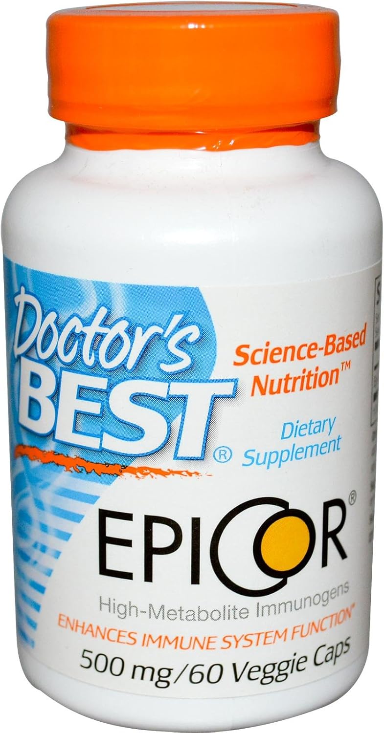 Epicor, 500 mg, 60 Veggie Caps - Doctor's Best - UK Seller : Amazon.co ...