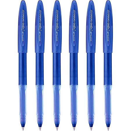 uni-ball Click Gel XSGR7 0.7mm Gel Pen | Triangular Rubber Grip Barrel ...