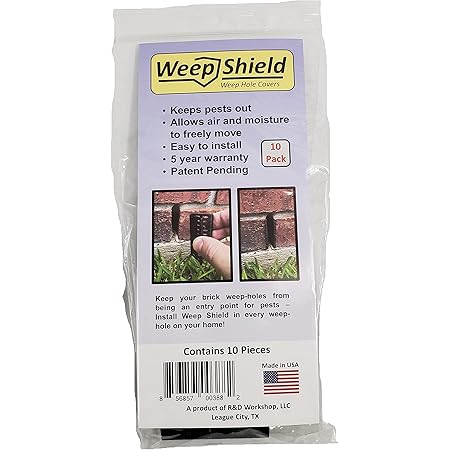 Rid-O-Mice Stainless Steel Brick Weep Hole Covers (25, 2.75 Inch ...