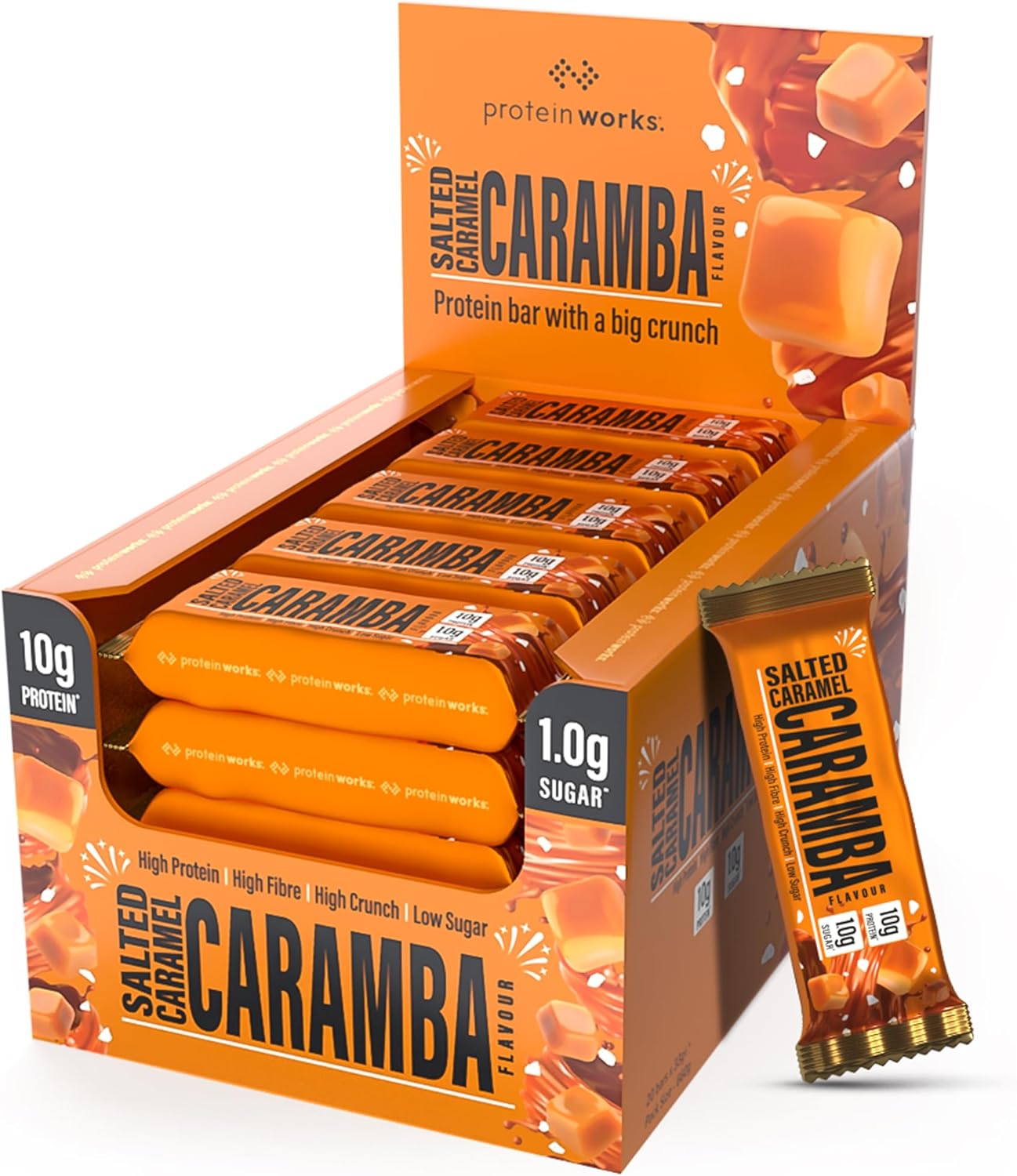 The Big Little Bar - 20 Pack, Salted Caramel Caramba Flavour, High ...