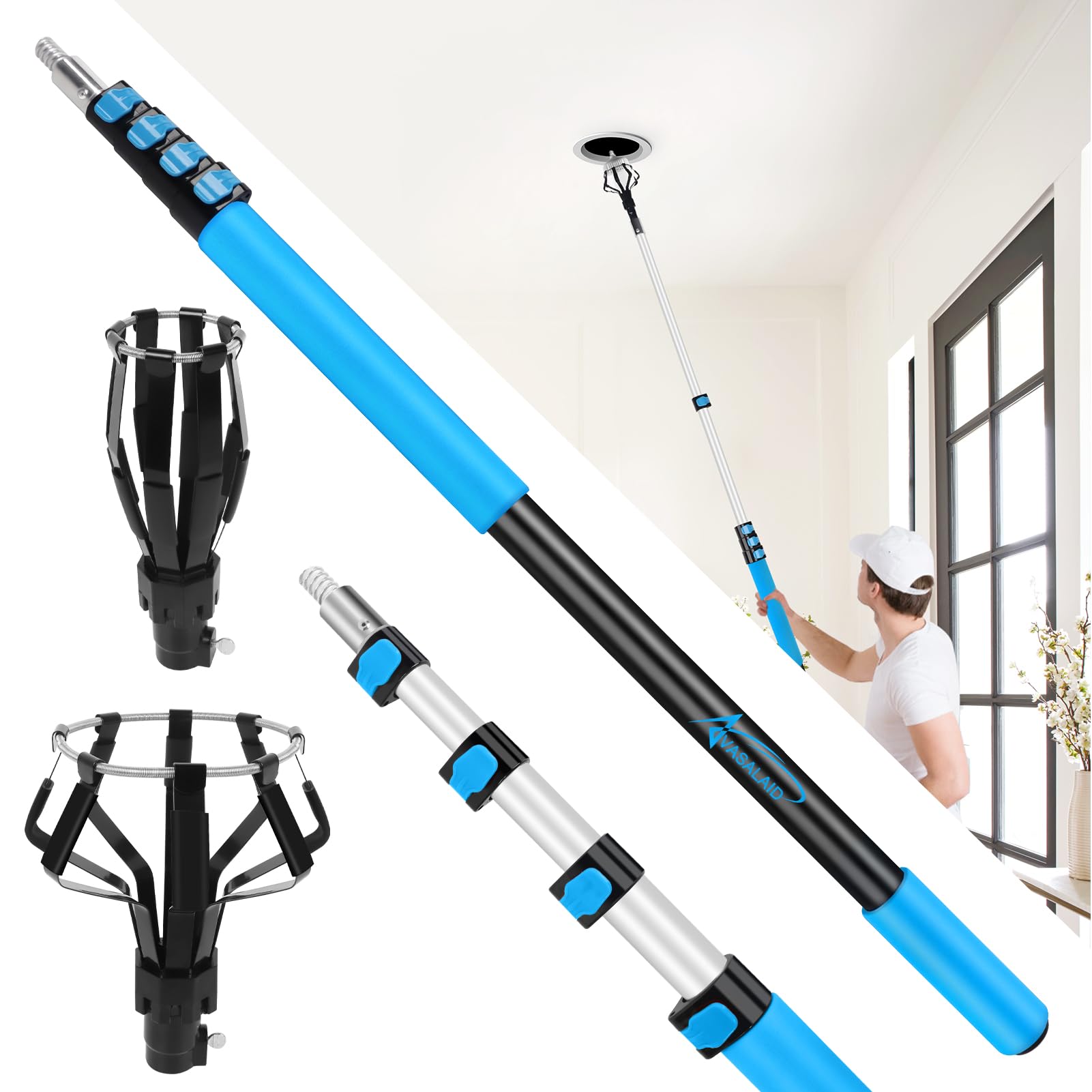 Snapklik.com : VASALAID 12FT Light Bulb Changer For High Ceilings ...