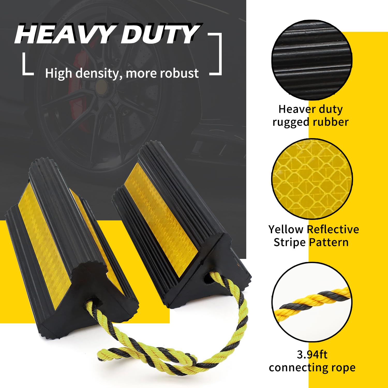 Snapklik.com : Wheel Chocks For Travel Trailers, Sturdiness Heavy Duty ...