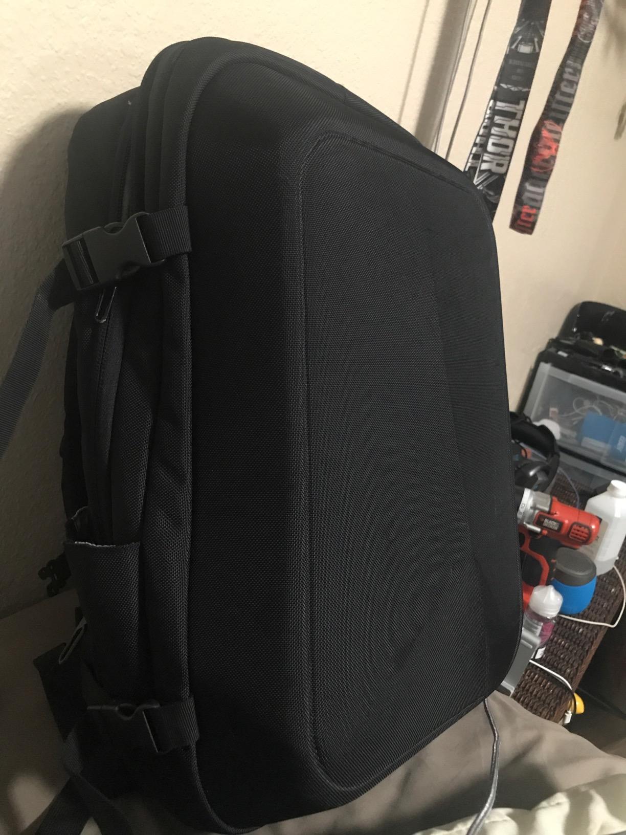 Amazon.com: Careteilly Hard Turtle Shell Motorcycle Backpack Men- Black ...