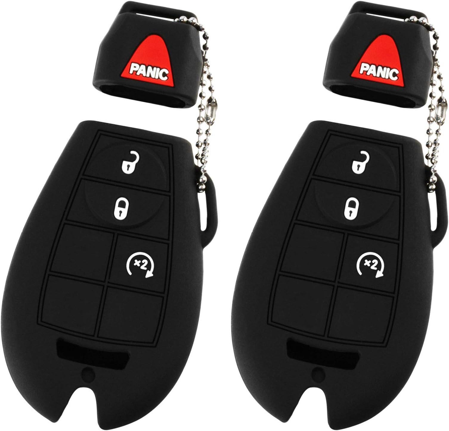 Amazon.com: RUNZUIE Silicone Keyless Entry Remote Key Fob Cover Case ...