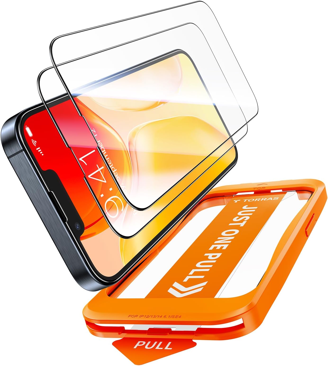 Amazon.com: TORRAS 12FT Military-Grade Shatterproof for iPhone 16e / 14 ...