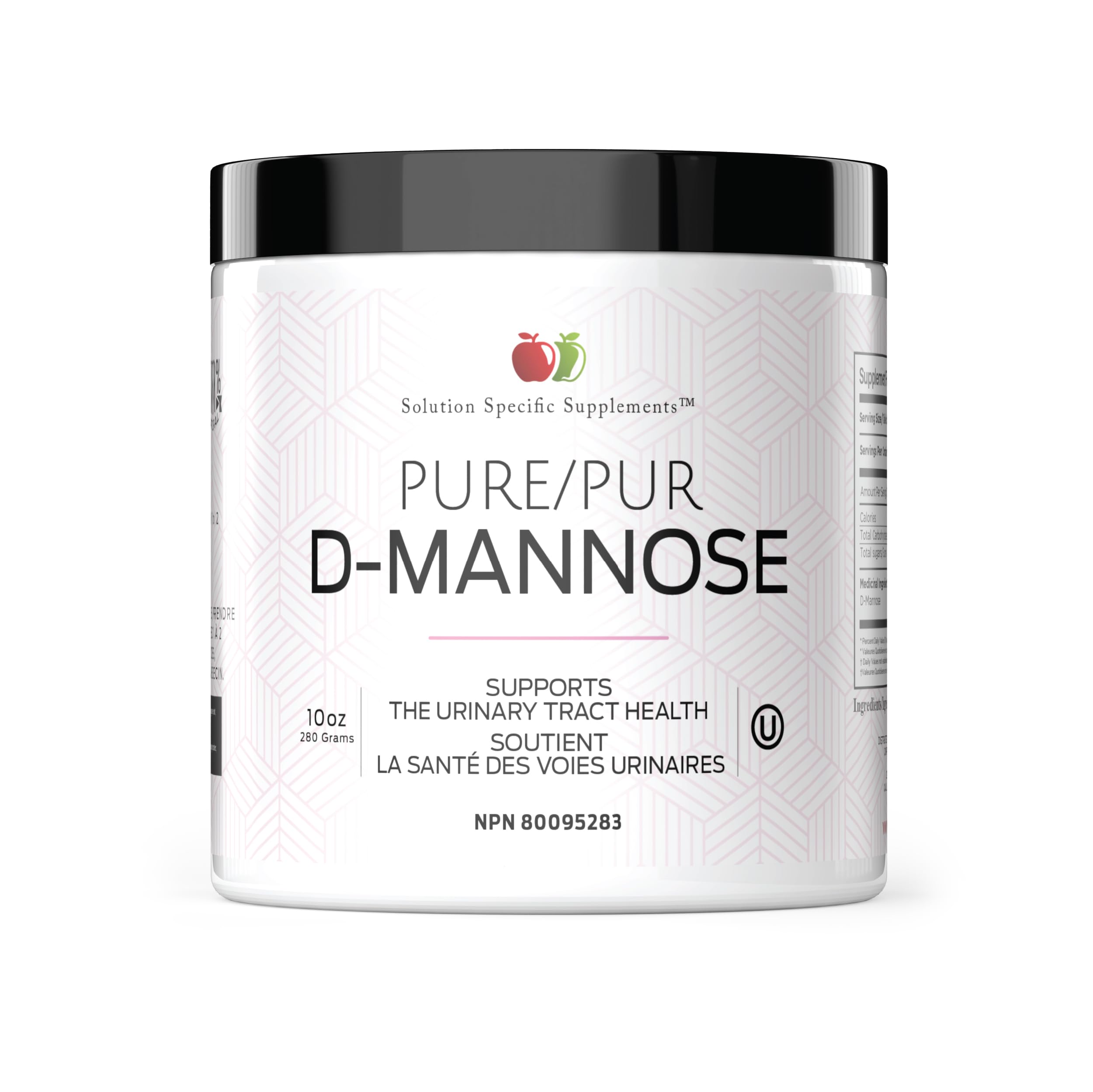 Pure D-Mannose Powder Supplement - Bulk D-Mannose 10oz (280g) 60 ...