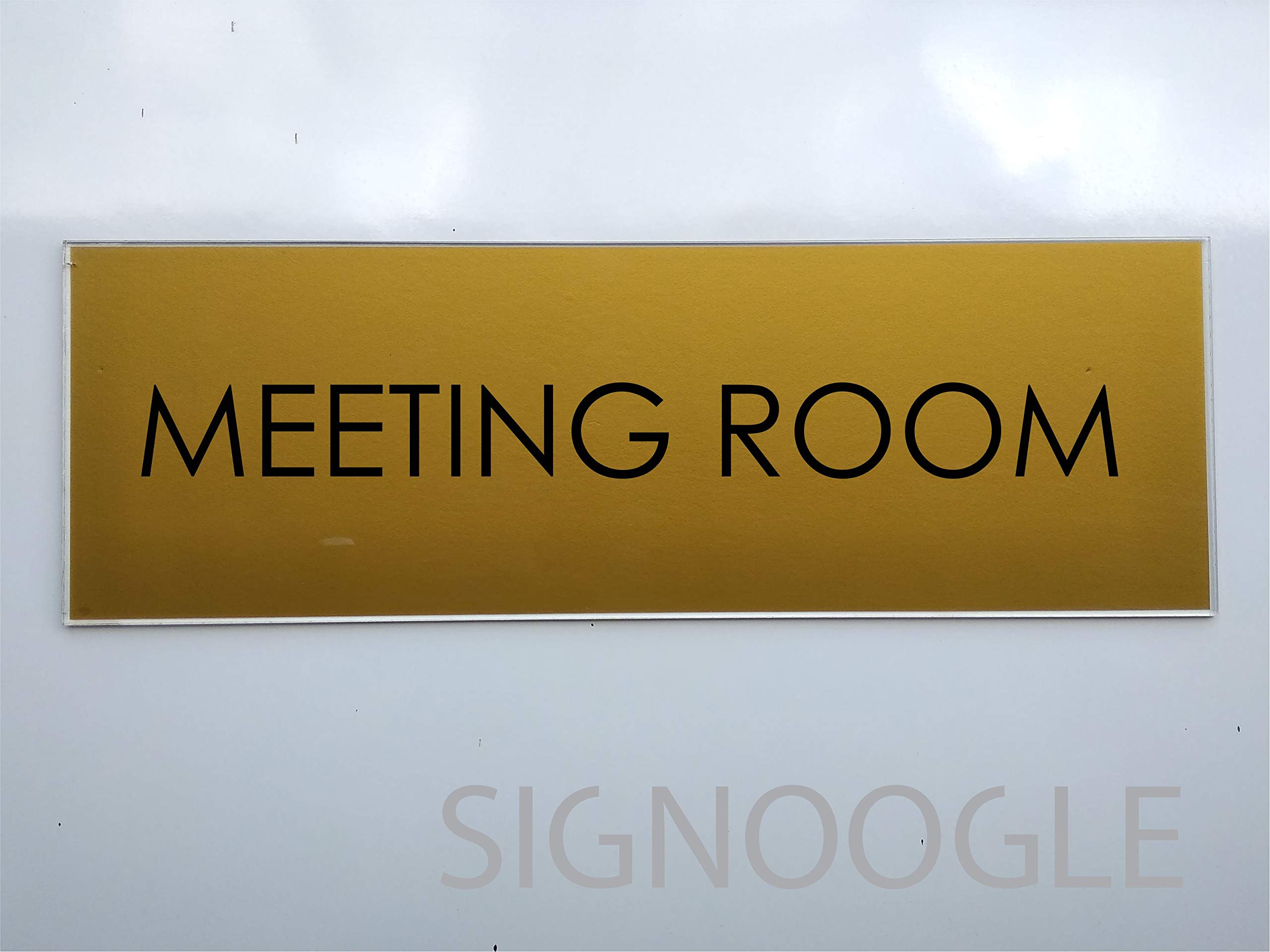 Buy SIGNOOGLE Meeting Room Acrylic Name Plate Display Office Sign Board ...