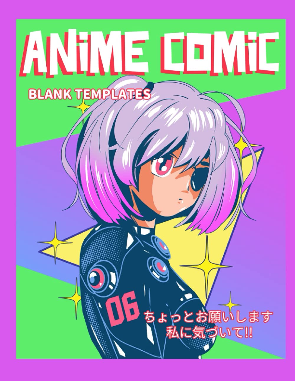 Blank Anime Comic Book Templates Draw And Create Your Own | Desertcart ...