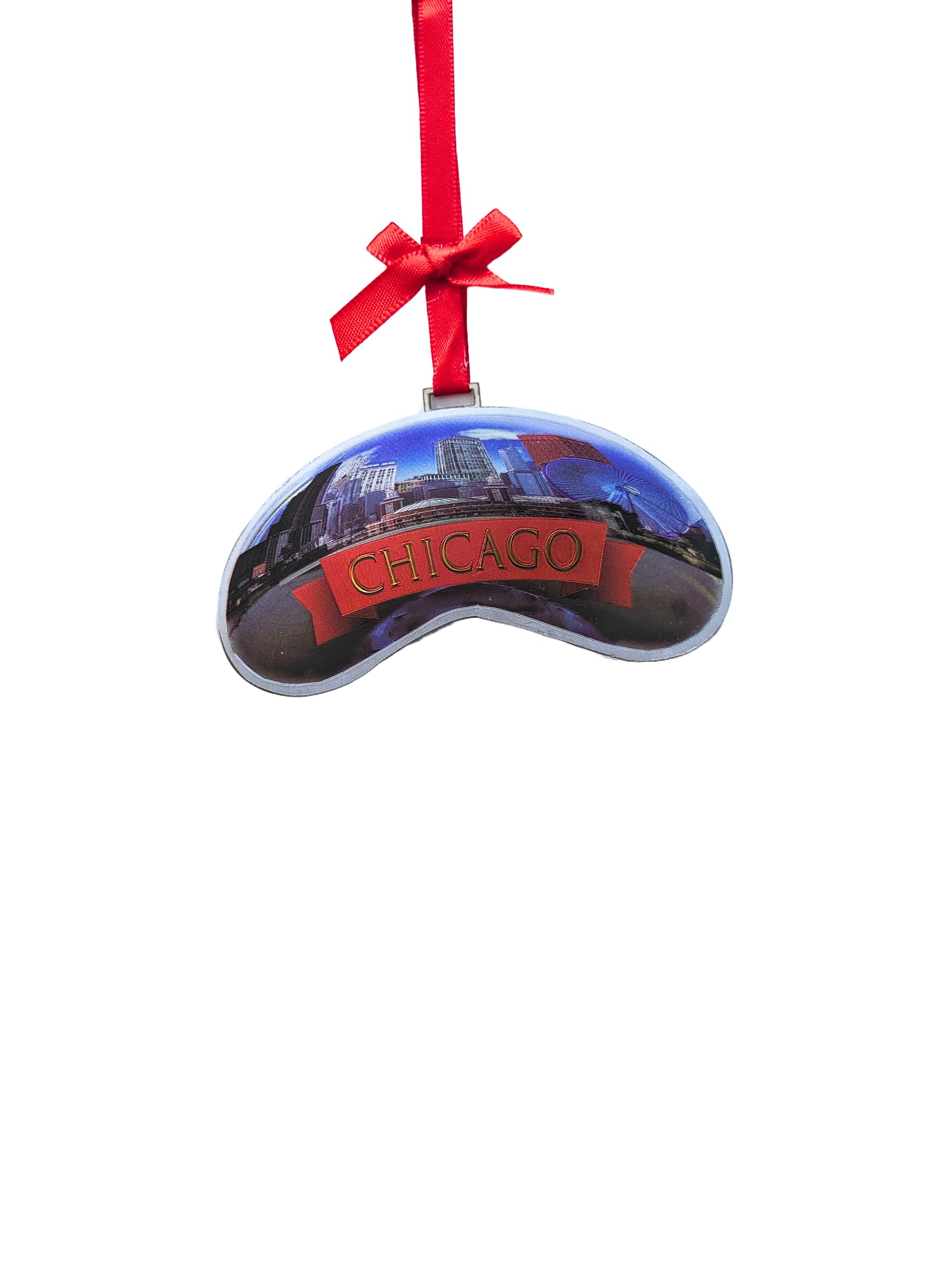 Amazon.com: Chicago Metal Bean Ornament : Home & Kitchen