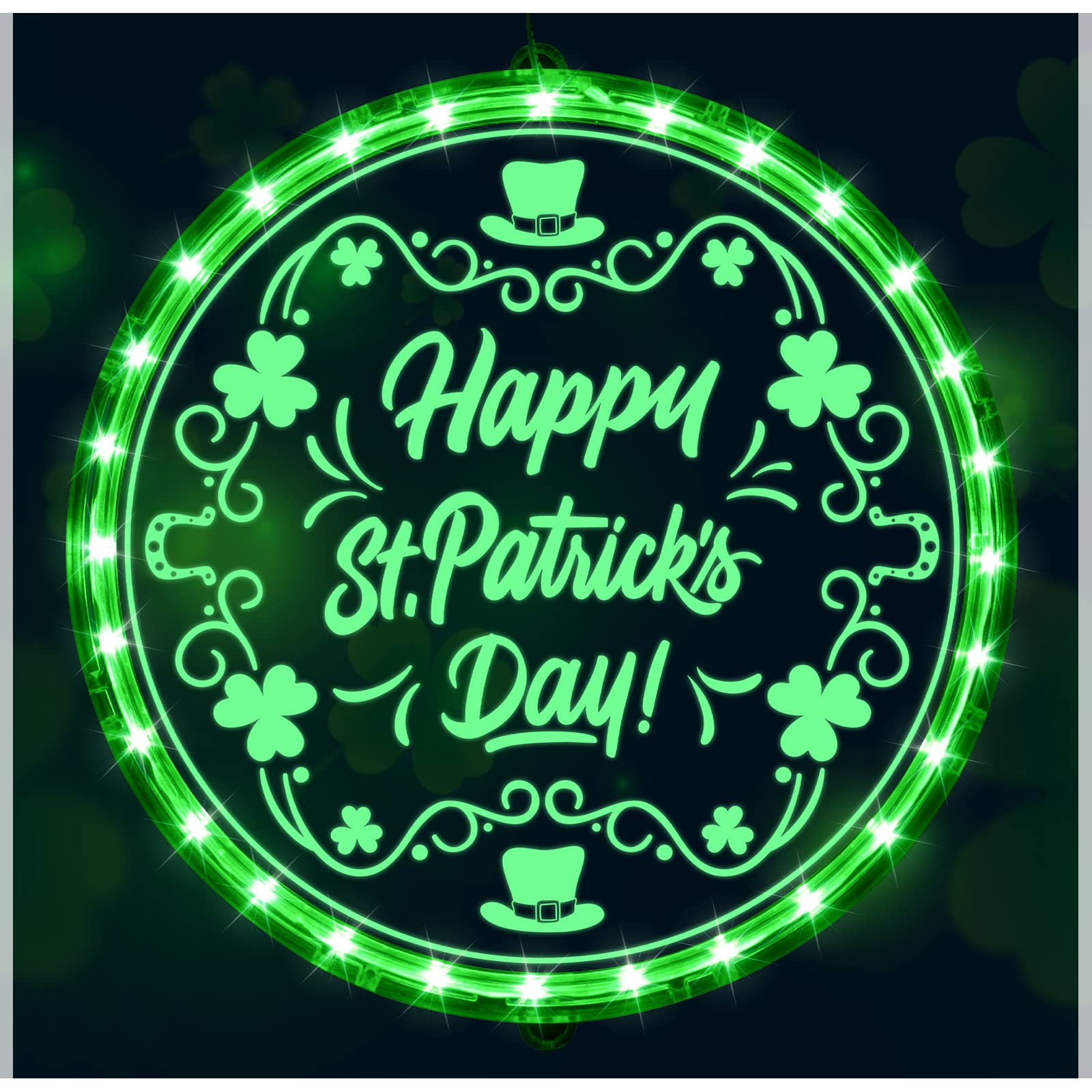 St Patty Day Window Lights Amazon.com: DONSAJI St Patricks Day Lights,