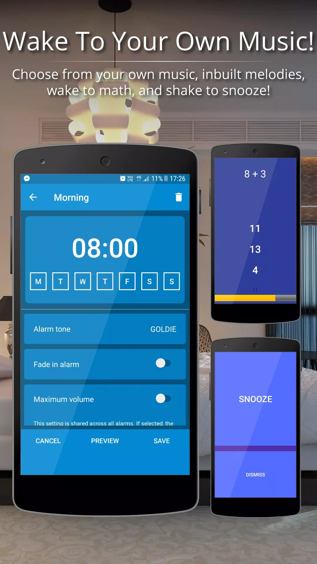 Digital Clock - Alarm Clock with LED Clock for Kindle Fire - App on ...