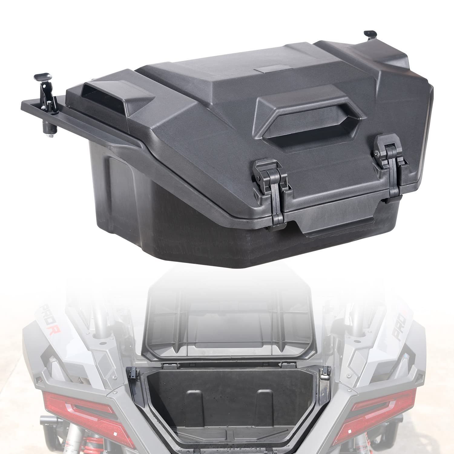 HAKA TOUGH 36 QT Rear Cargo Box for 2022 2023 Polaris RZR PRO R/Pro R 4 ...