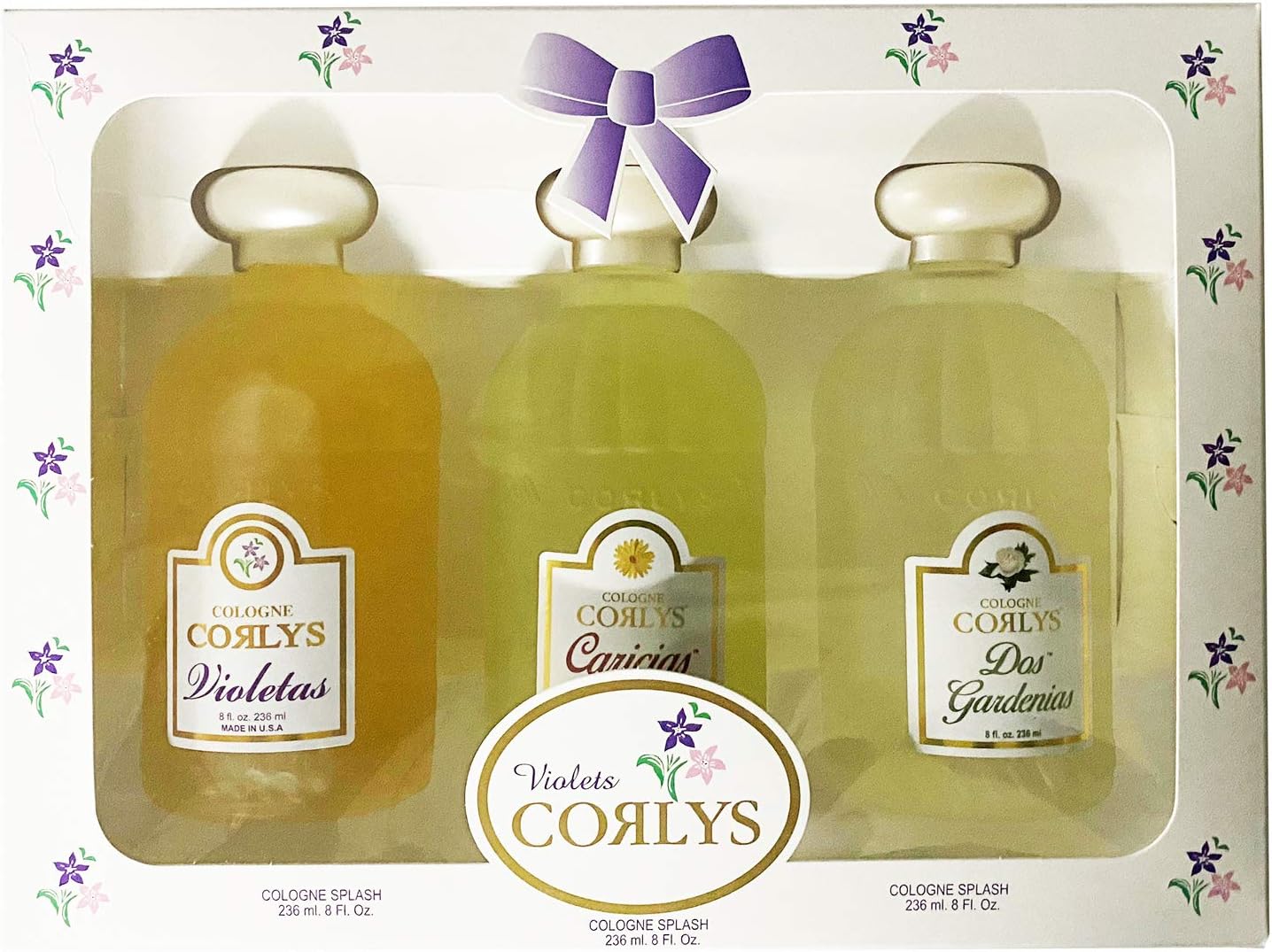 Amazon.com : Corlys Cologne Splash 8 Oz 3PACK : Beauty & Personal Care