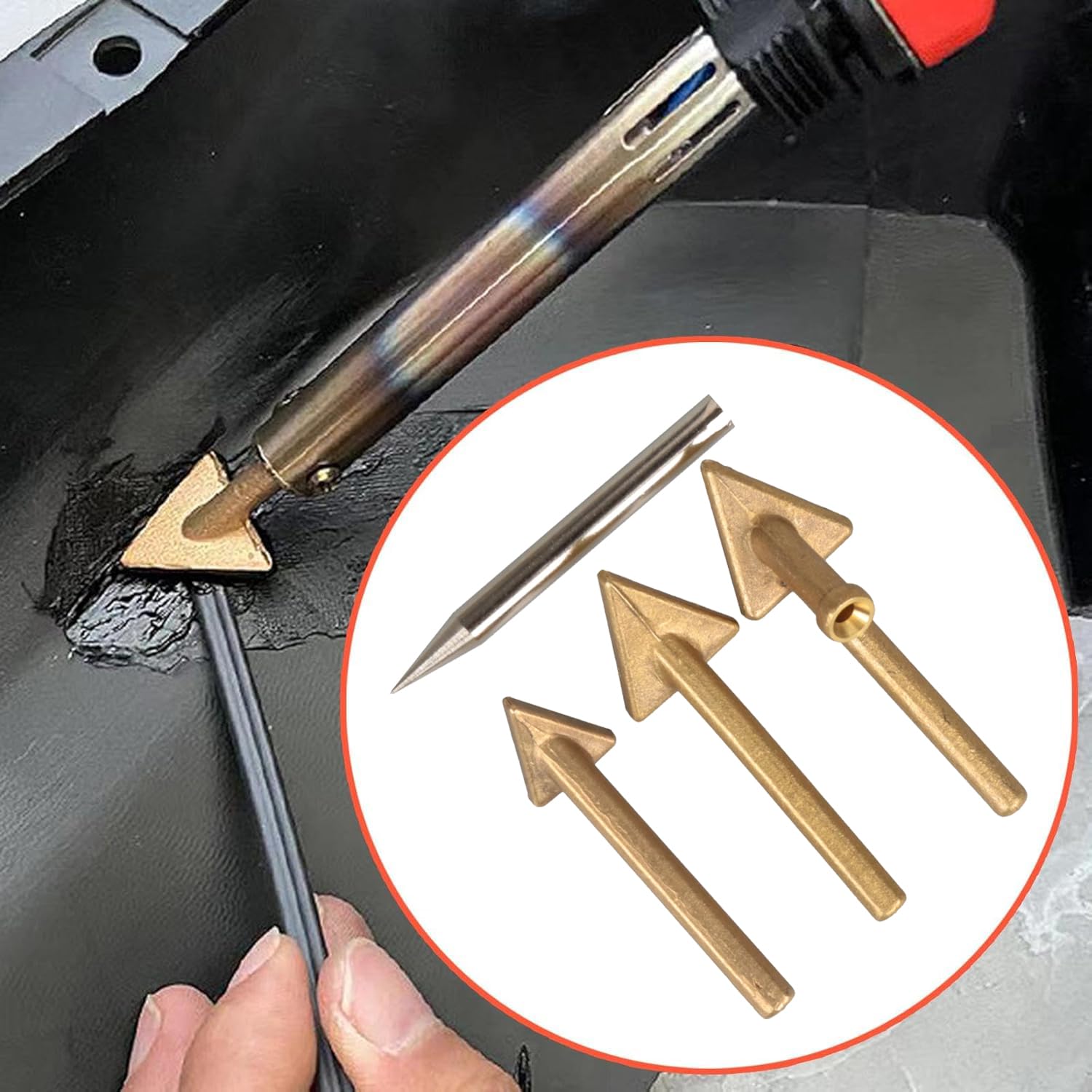 4PCS Plastic Welding Replacement Tips, Soldering Iron Gun Tips ...