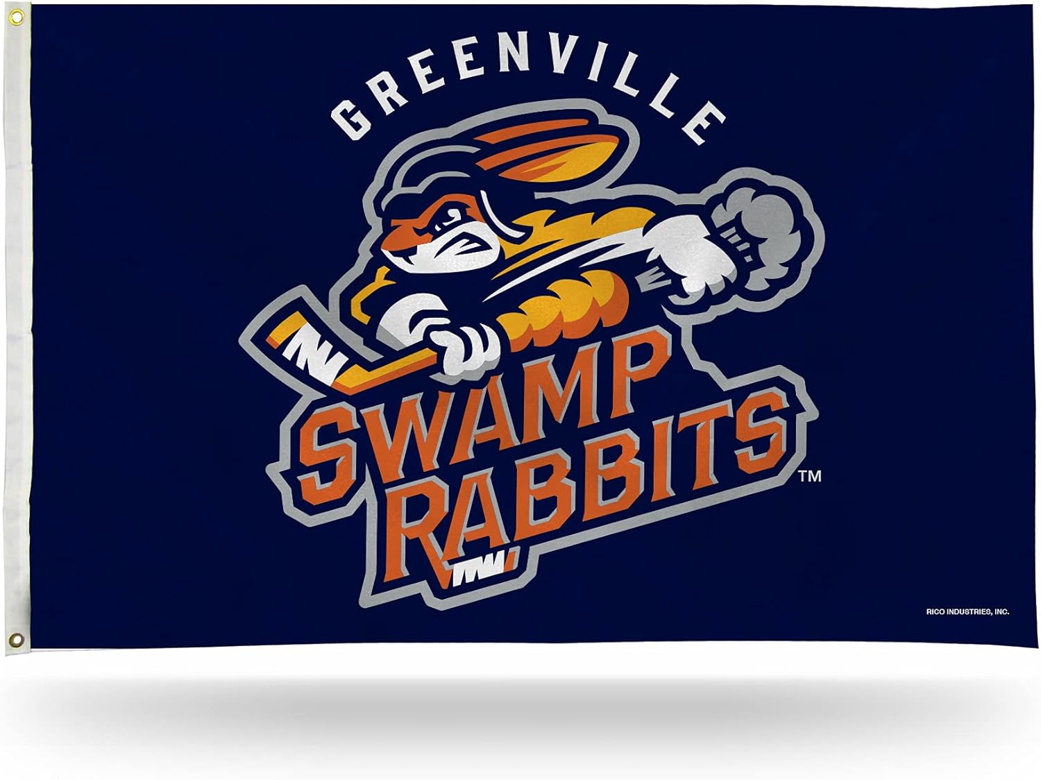 Amazon.com : Greenville Swamp Rabbits 3x5 Flag/Banner/Wall Decor ...