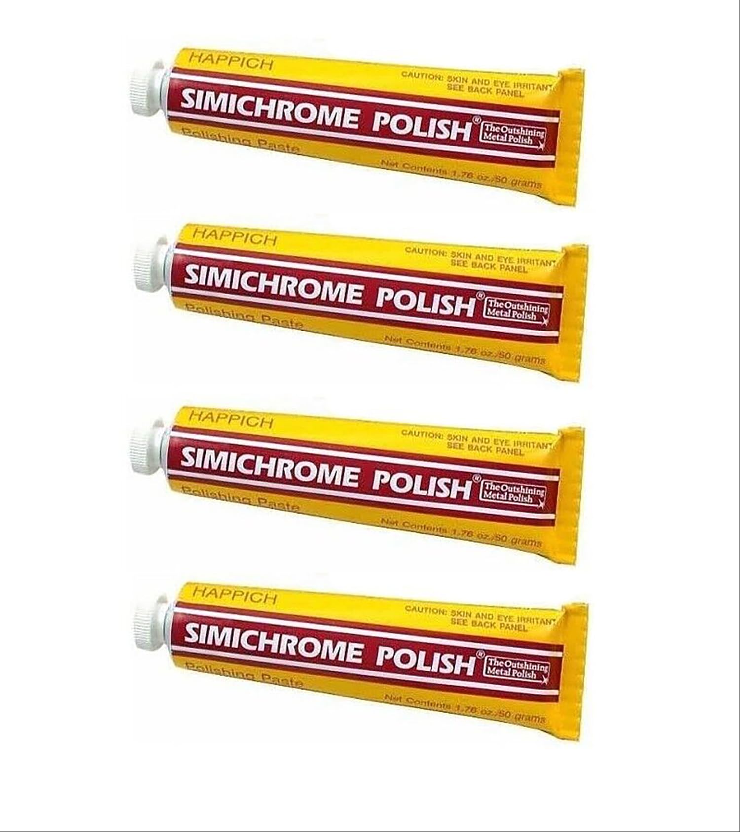 MiCa Outdoor 4 Pack of Simichrome Polish 1.76 oz Happich Metal ...