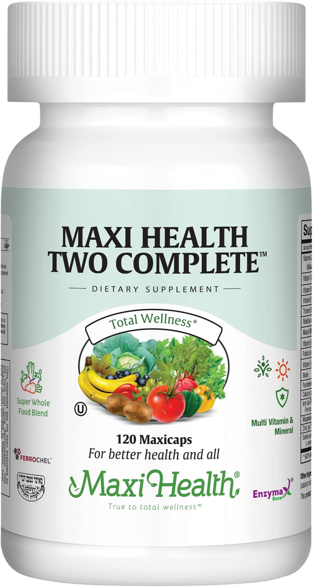 Amazon.com: Maxi Health Two Complete - Multivitamins and Minerals ...