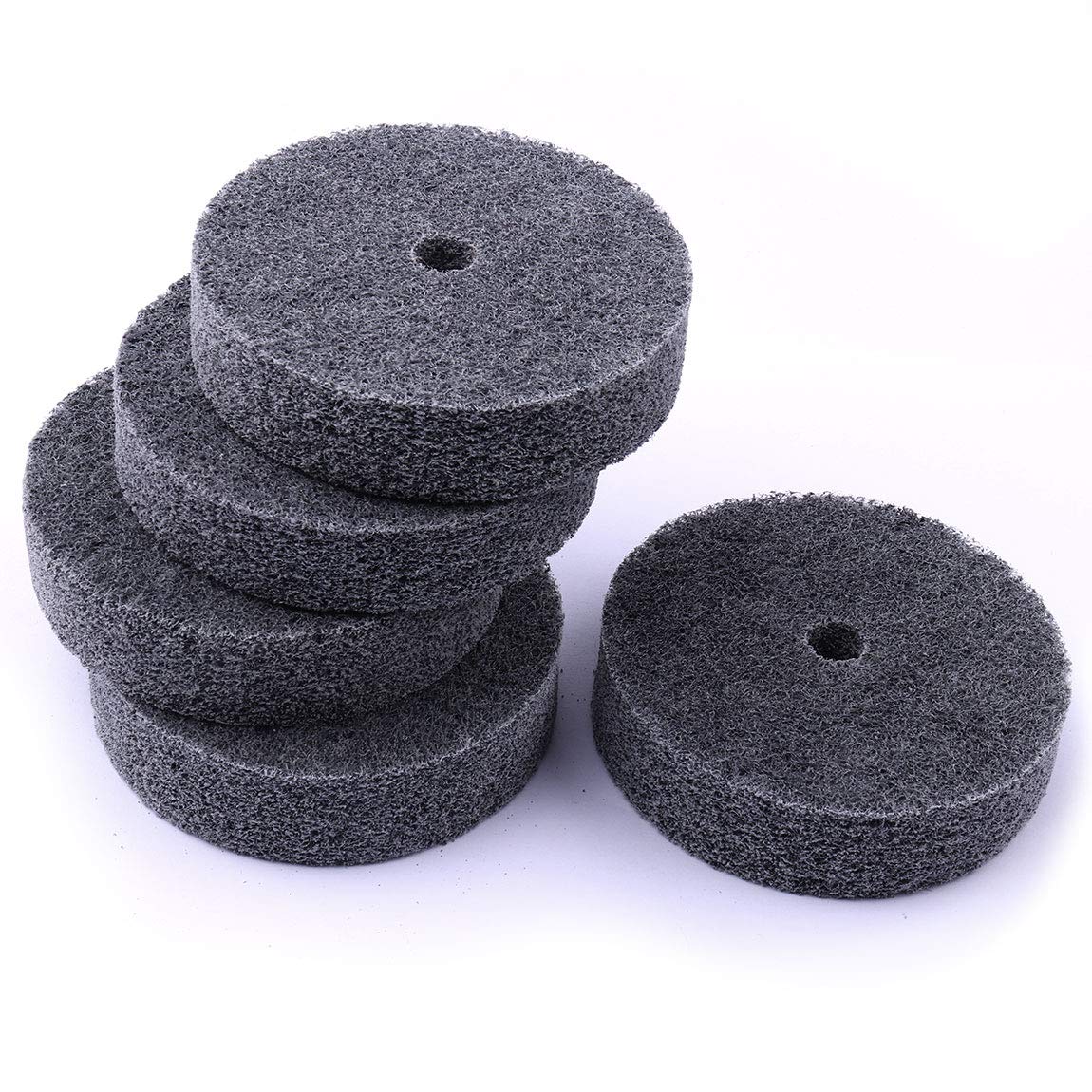 CBRIGHT Deburring Wheels, Nylon Fiber Wheel 5pcs 3inch Buffing Pad for ...