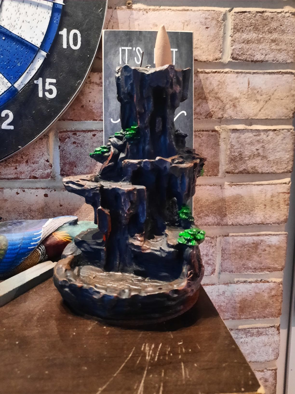 Amazon.com: TPUABR Mountain Incense Waterfall, Backflow Incense Burner ...