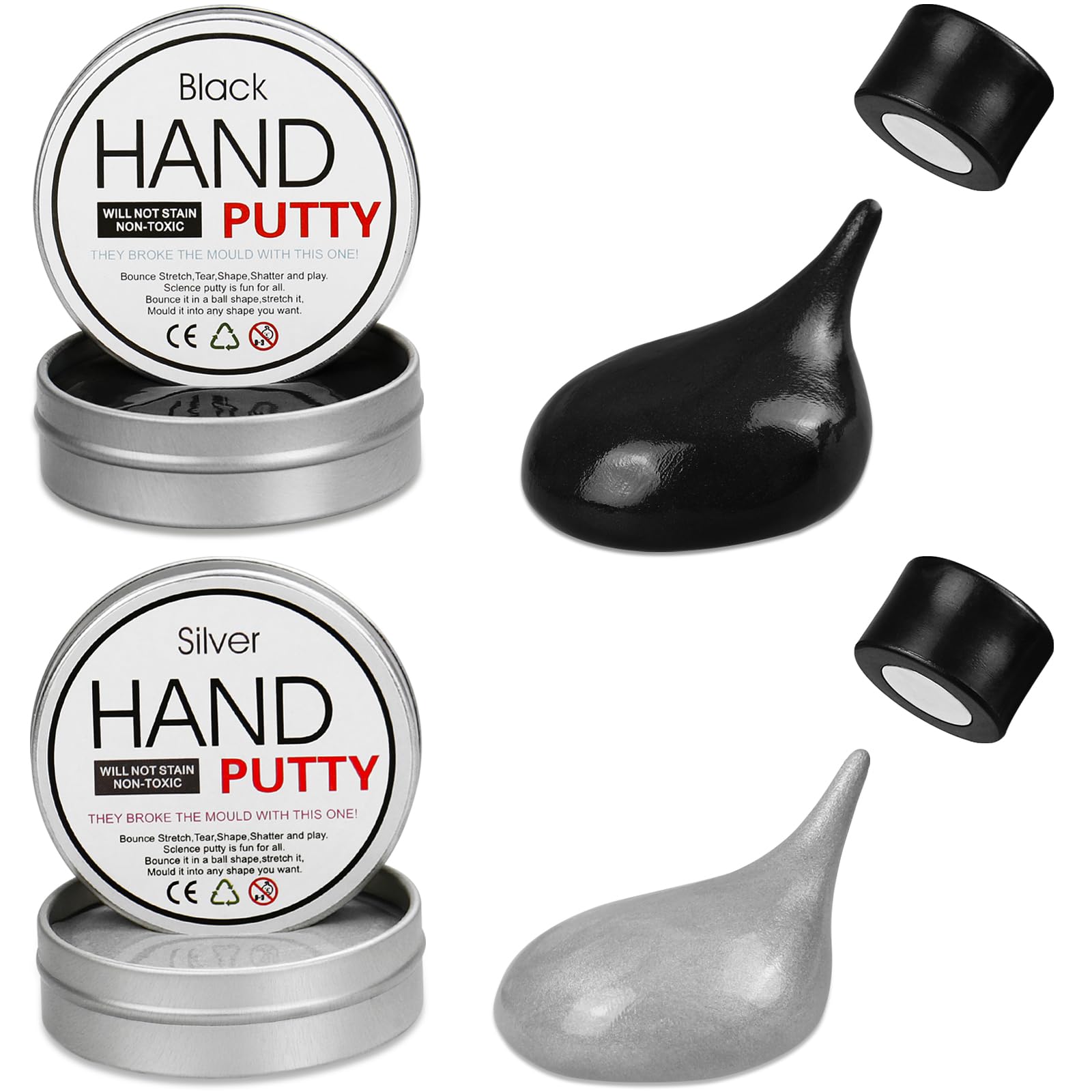 Amazon.com: JOYPRO Magnetic Slime Putty, Magnetic Space Putty Slime ...