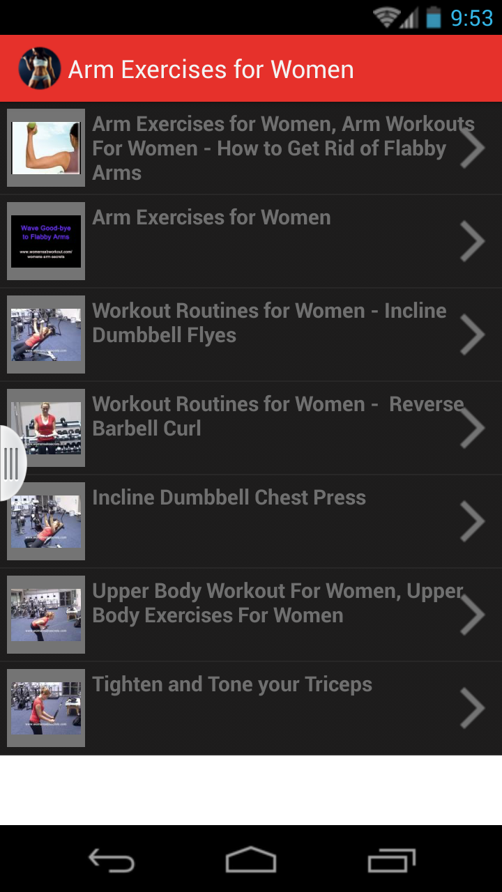 Arm Exercises for Women - App on Amazon Appstore