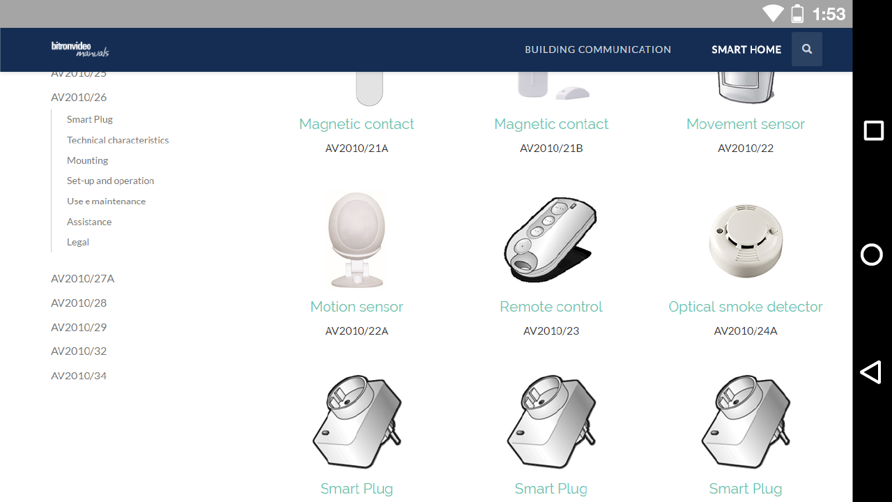 Bitron Video manuals - App on Amazon Appstore