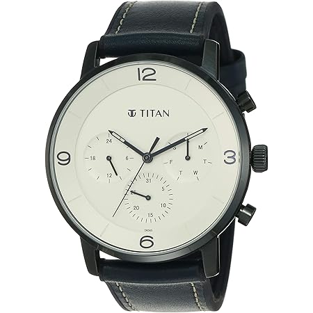 Titan Athleisure Analog White Dial Men's Watch-NN90119QP01/NP90119QP01 ...