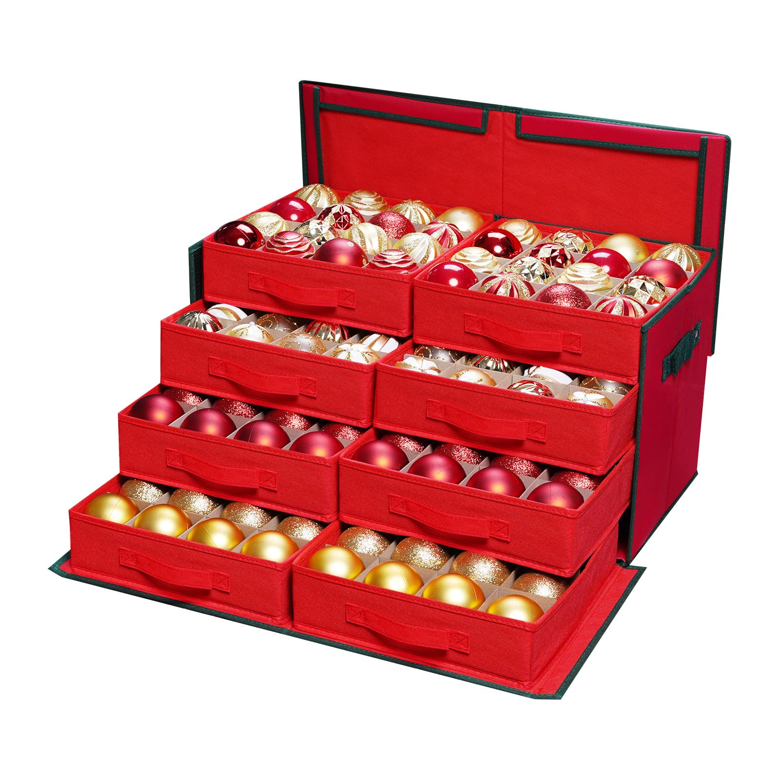 Amazon.com: Lambada Christmas Ornament Storage Box, Large Christmas ...