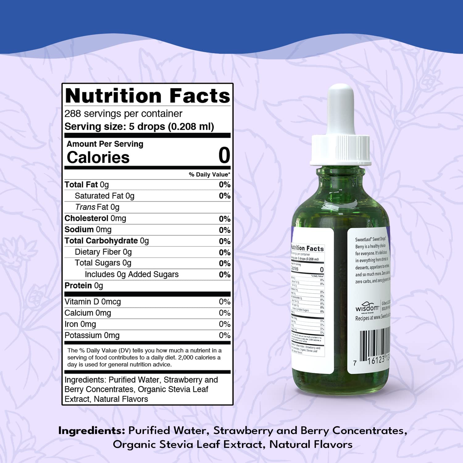 Snapklik.com : SweetLeaf Stevia Sweet Drops Berry - Liquid Stevia Drops ...