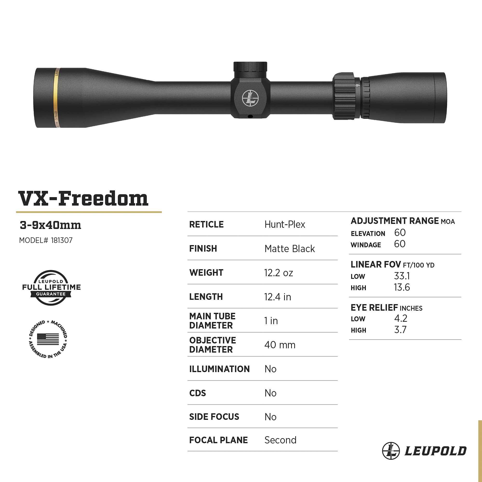 Snapklik.com : Leupold VX-Freedom 3-9x40