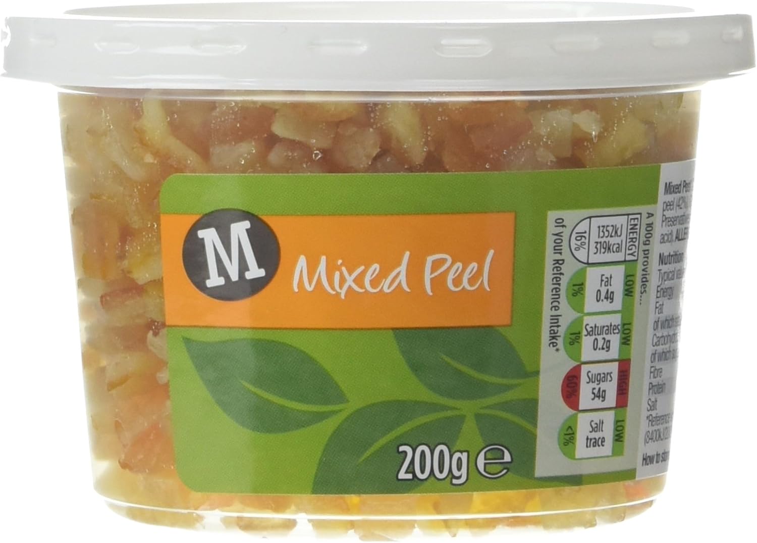 Morrisons Mixed Peel, 200g : Amazon.co.uk: Grocery