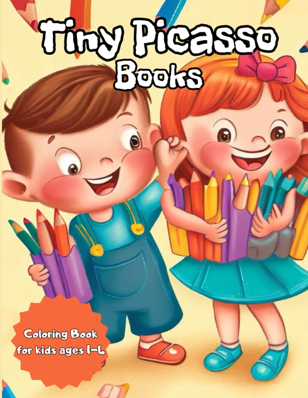 Tiny Picasso Books - Coloring book for kids ages 1-4: Amazon.co.uk ...