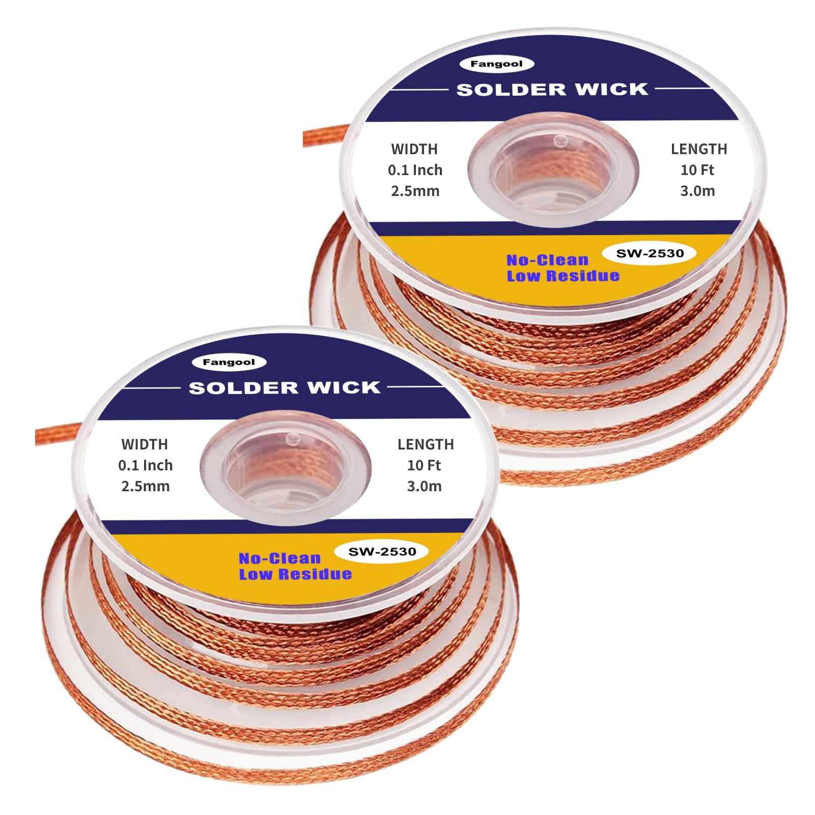 Snapklik.com : No-Clean Solder Wick Braid, Desoldering Wick Braid ...