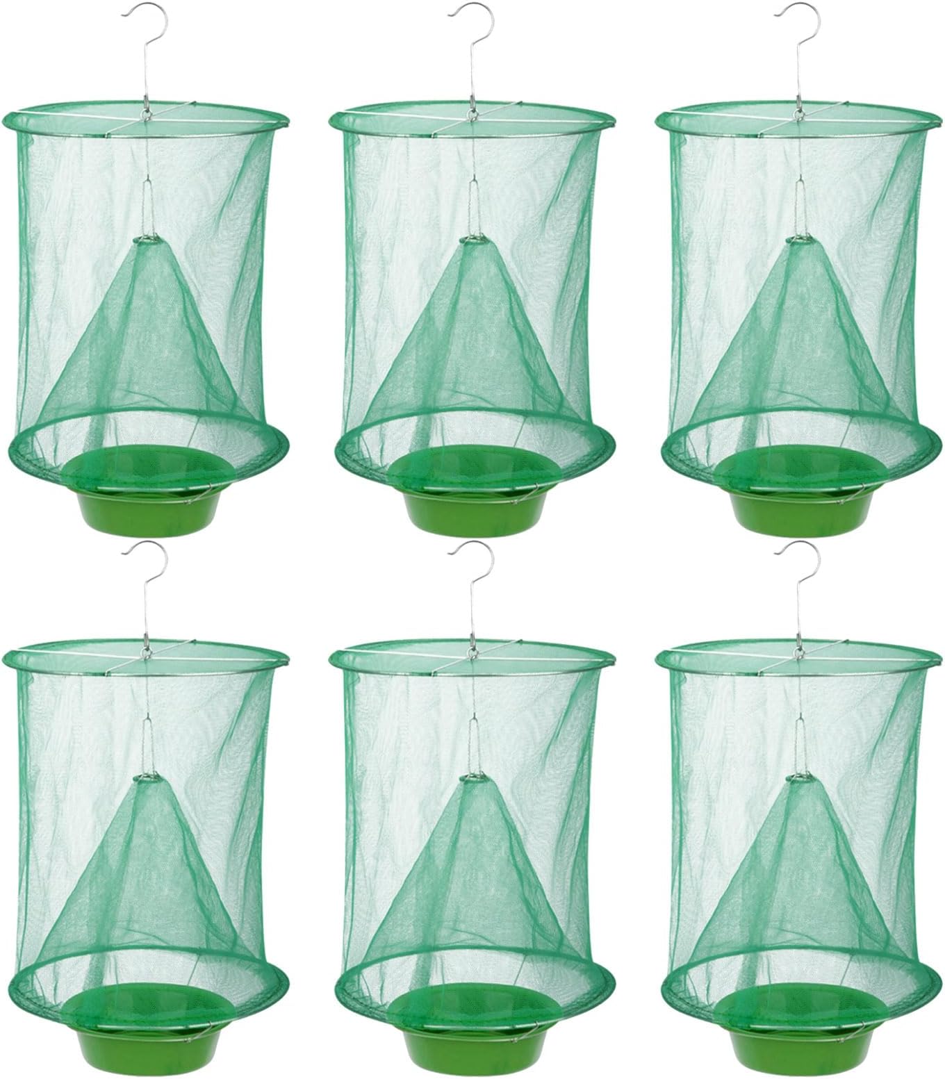 Amazon.com : Ranch Fly Trap with Bait Tray, Reusable Fly Traps Fly Catcher Cage for Indoor or ...