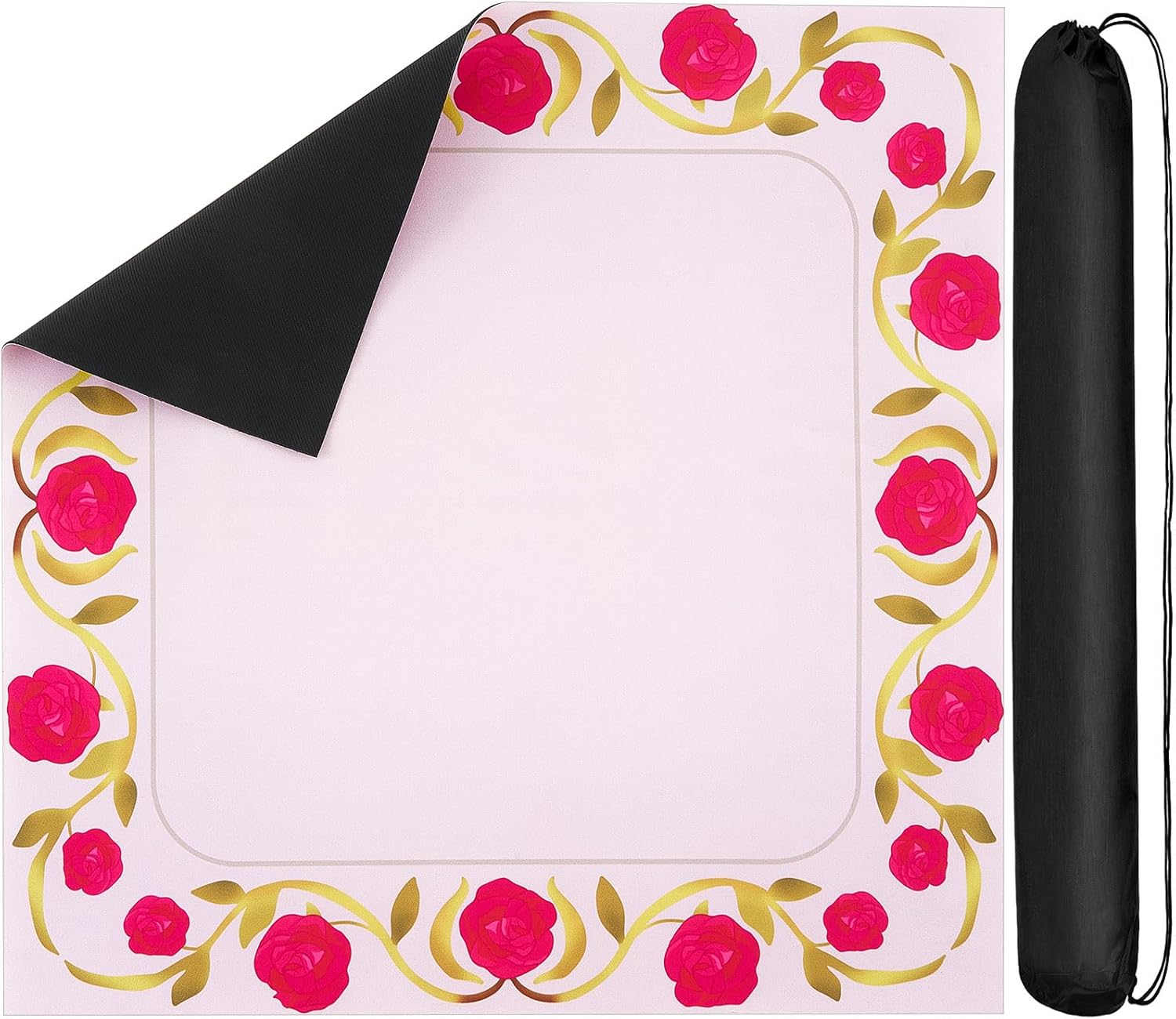 Amazon.com: Hahafelt Mahjong Mat Neoprene Mahjongg Table Mat with ...