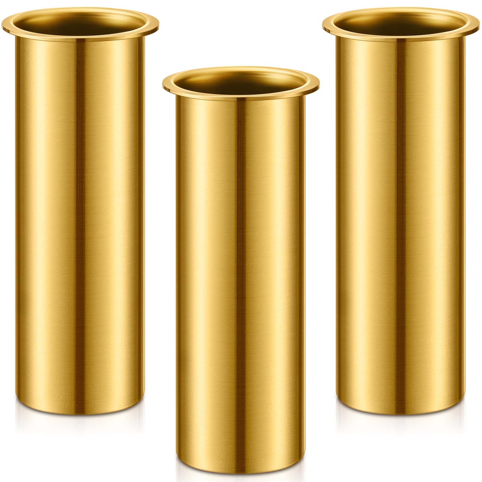 Snapklik.com : 3 Pcs Brass Drain Tube 3 X 1 Inches Boat Drain Tube Plug ...