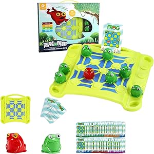 Frog Checkers,Jumping Frog Chess Sets for Kids - Counting and Matching ...