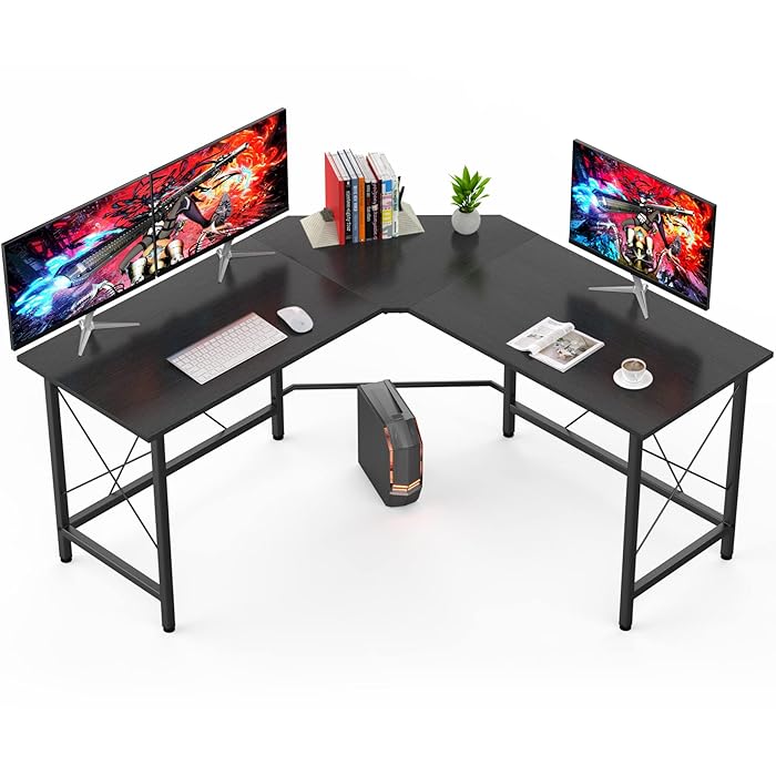 Buy Mr IRONSTONE L Shaped Desk Computer Desk 59"*59", Large Corner Desk ...