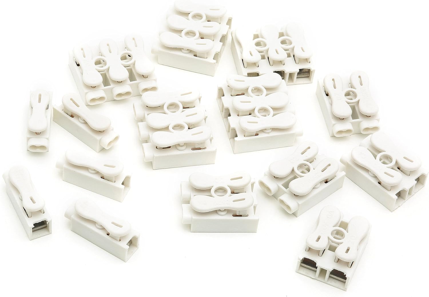 Suyep Quick Splice Lock Spring Wire Connectors Electrical Cable Clamp ...