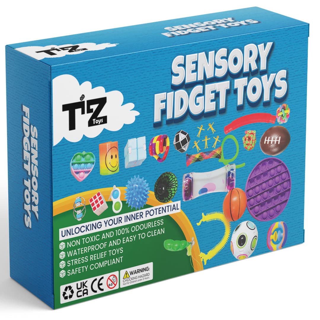 Fidget Toys Pack 25 Variety Fidget Toy Set Autistic Sensory ...