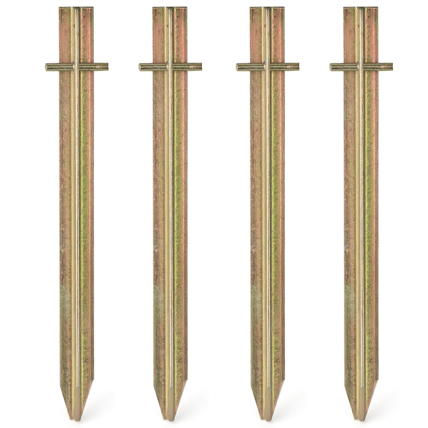 Moritz 4 4 piquets de Tente en Acier 500 x 25 x 25 mm, 50 cm : Amazon ...