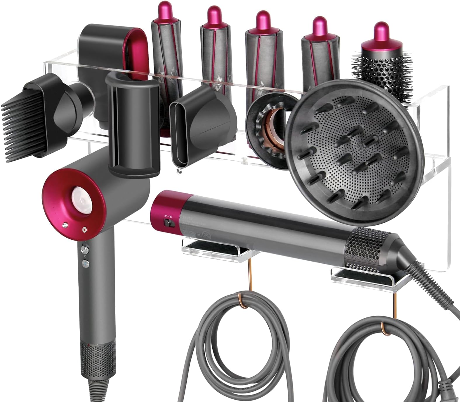 Amazon.com: YOUSTOO Storage Holder for Dyson Airwrap Wall Mount Stand ...