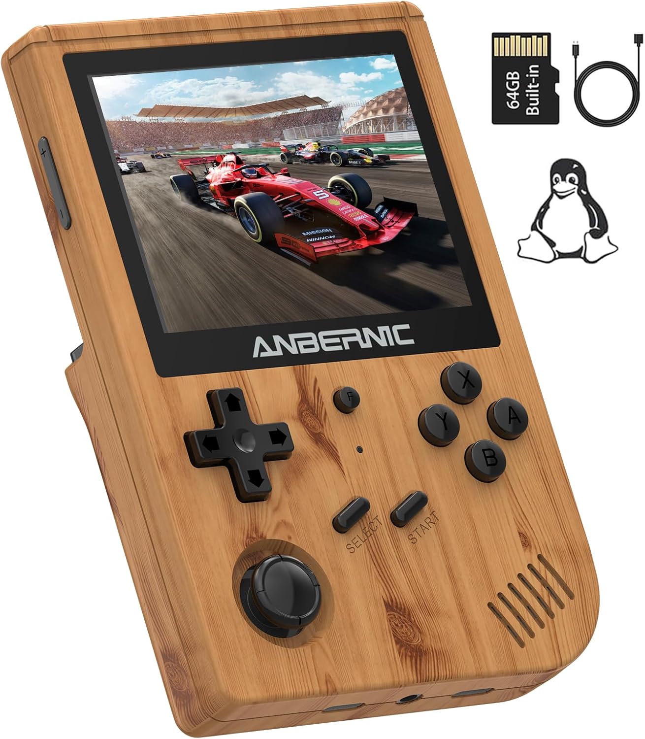 Amazon.com: RG351V Handheld Game Console,Plug & Play Video Games ...