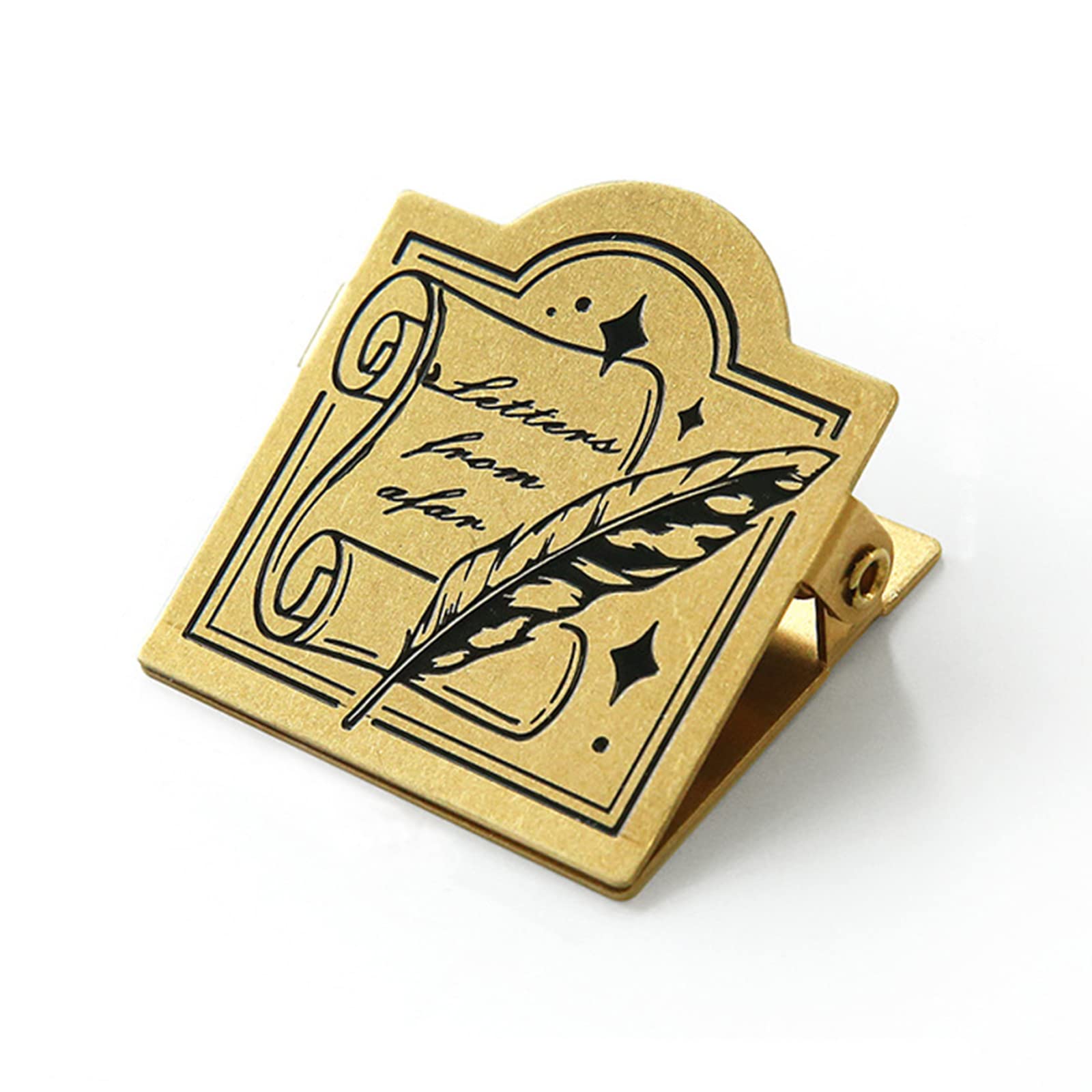 Amazon.com : Brass Clip, Brass Binder Clip, Bill Binder Clip, Brass ...