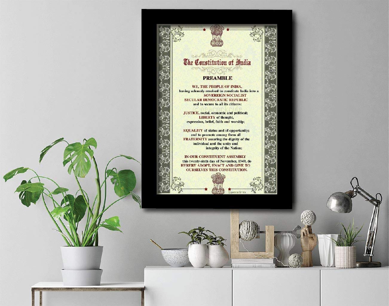 Preamble Of Indian Constitution Border Design