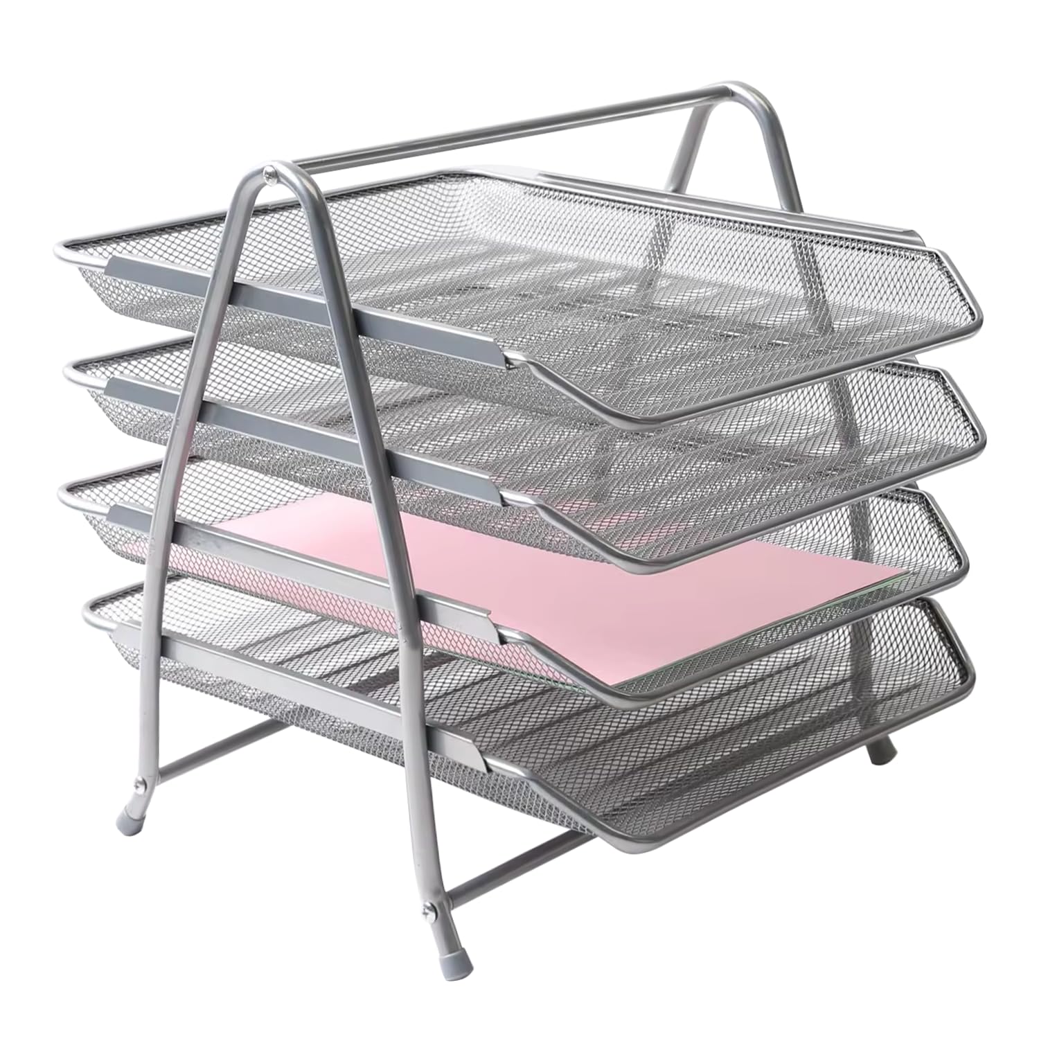 YAJNAS Bileder Pro 4 Tier File Rack for Office Accessories- Desk ...