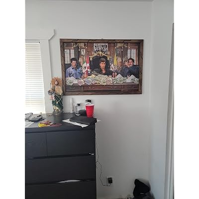 Buy Arimex Scarface Al Pacino El Chapo and Pablo Escobar wooden picture ...