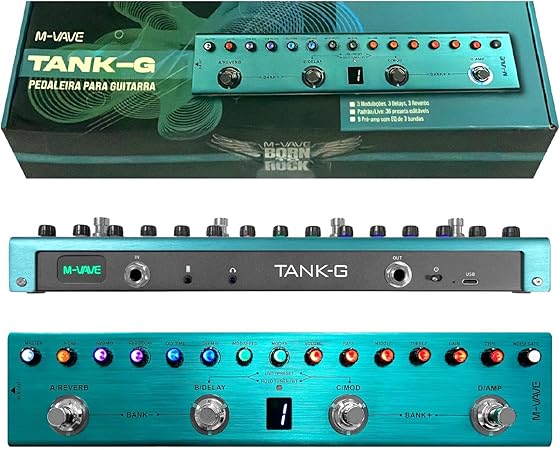 Amazon.com: Multi Effects Guitar Pedal - Digital Electric Guitar ...