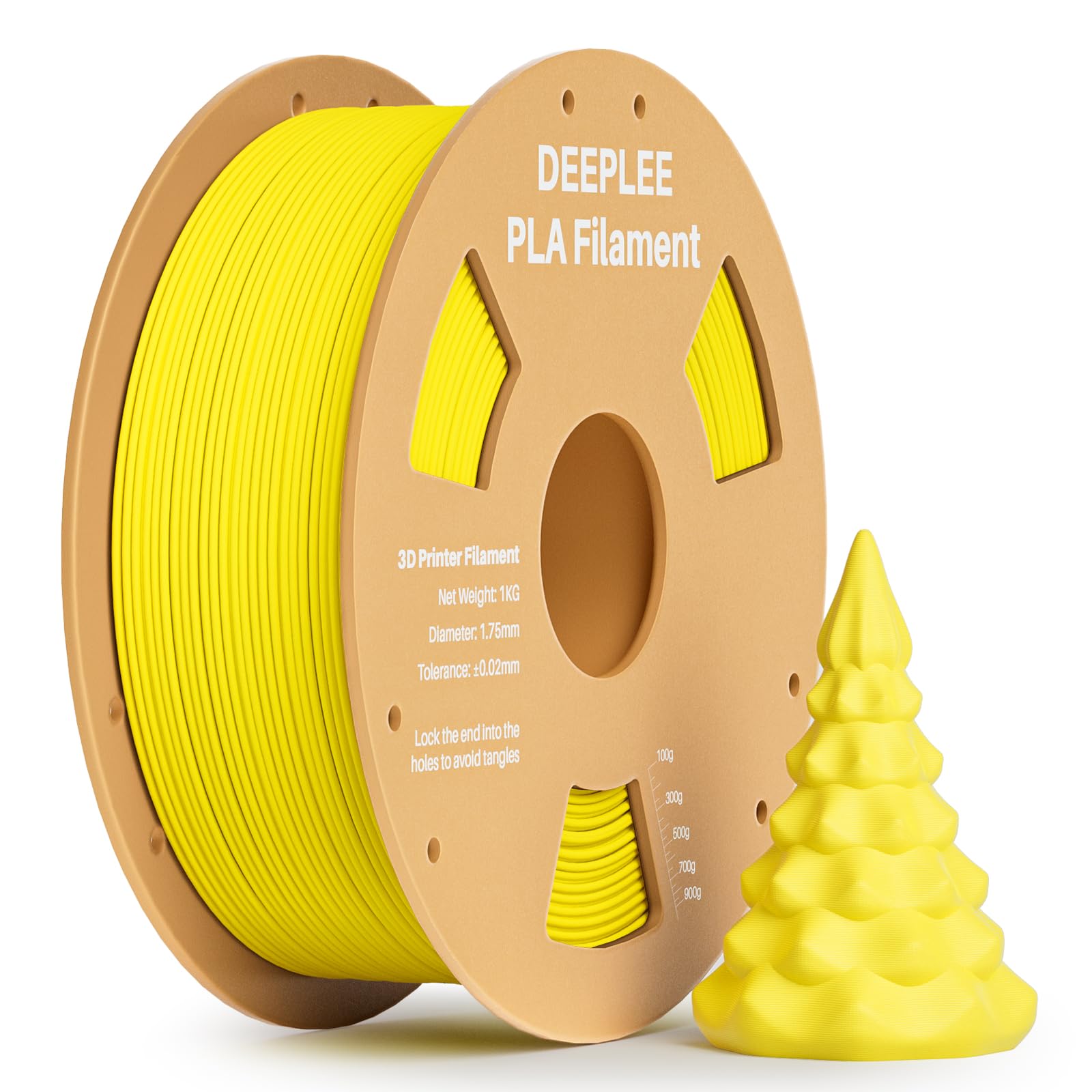 DEEPLEE PLA Filament 1.75mm for 3D Printers, Accuracy Tolerance +/- 0 ...