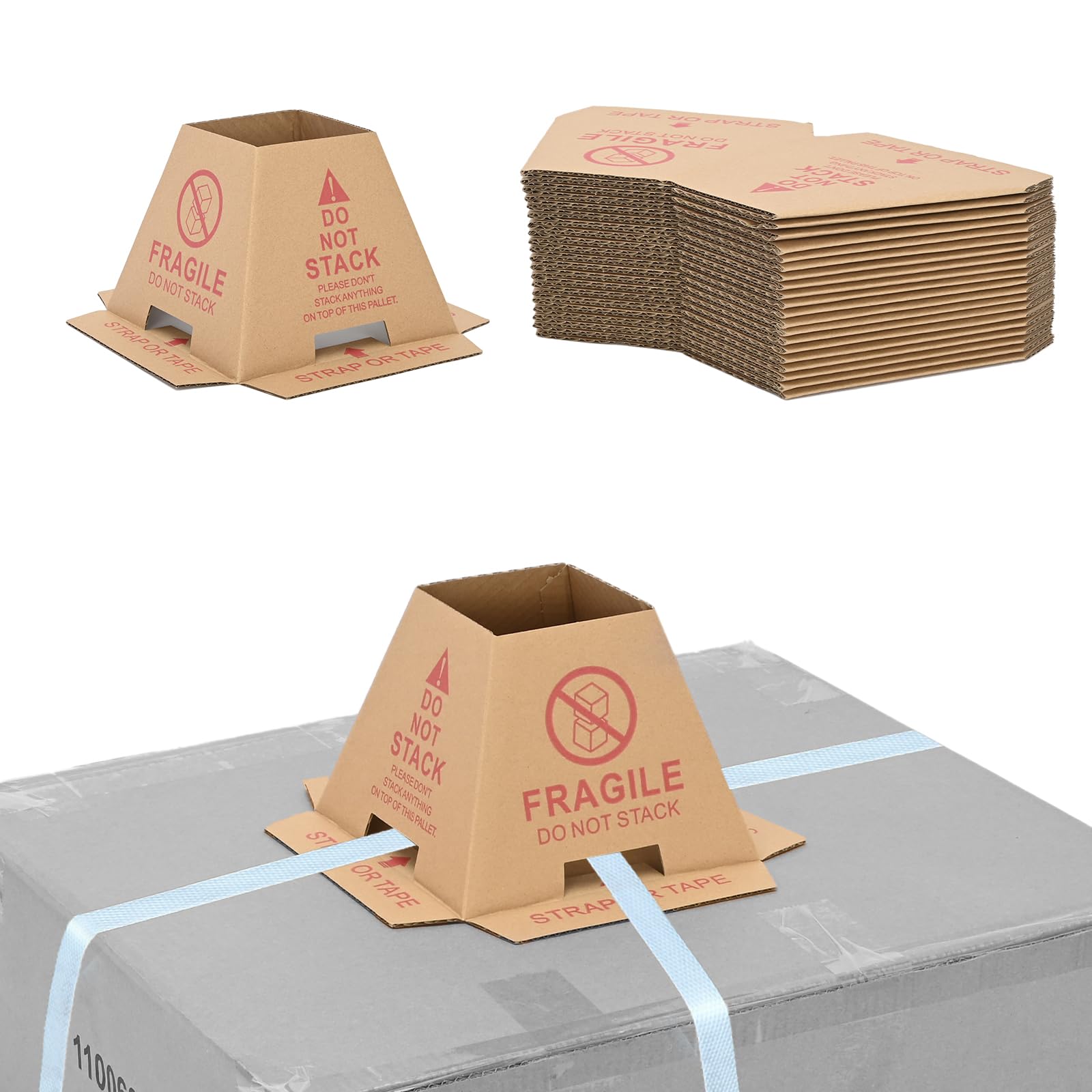 Snapklik.com : 60 Pack Do Not Stack Cones,7.48 X 6.1 X 5.7" Do Not ...